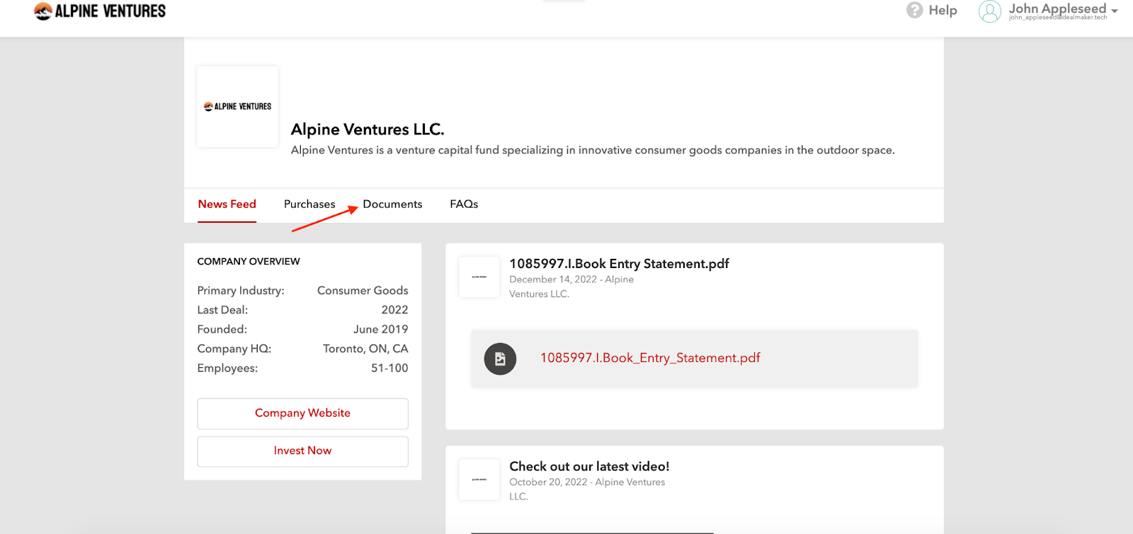 Where can I find my book-entry statements? – DealMaker Support